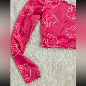 Hello Kitty | Tops | Hello Kitty Crop Top | Poshmark